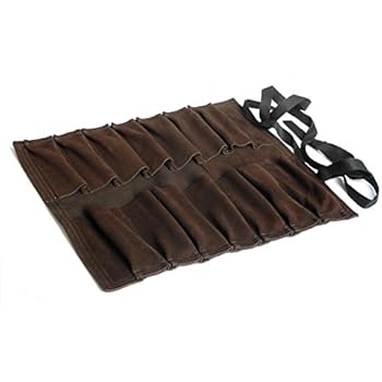 Faithfull Leather Chisel Roll - 8 Pocket: Amazon.co.uk: DIY & Tools