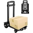 Holdfiturn Folding Hand Trucks 75kg Adjustable Heavy Duty Folding ...