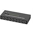 BOFRHME Synchronous Controller USB K/M 8 Port KVM Switch Multiple Computers Share 1 Set of Mouse ...