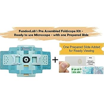 Buy Simple Days Foldable DIY Paper Foldscope Microscope Basic Kit ...