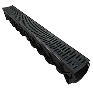 Driveway Garden Gully Rain Water Drainage Channel - 1 Metre: Amazon.co ...