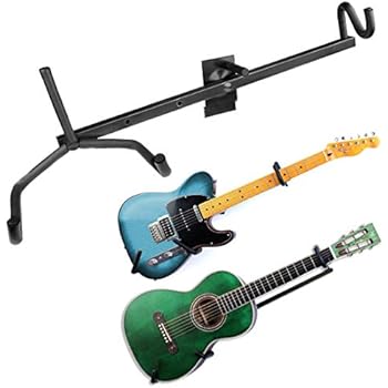 ELECTRIC GUITAR HORIZONTAL HANGER WALL MOUNT STAND swe: Amazon.co.uk ...