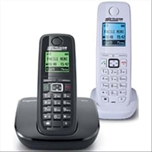 Telecom Italia Facile Mini Telefono Cordless DECT Duo, Nero/Bianco ...