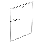 BIGIMALL Acrylic Checklist Holder Wall Sign Holder