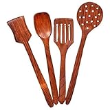 Buy Classic Shoppe Wooden Sheesham Cooking Spoons for Non- Stick ...
