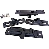 Aluminium Sliding Window Concealed Lock (2 Pcs) (Black) : Amazon.in ...