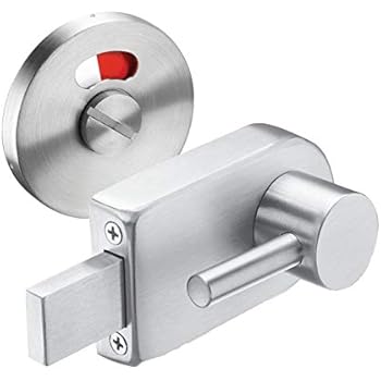 Disabled Toilet Door Lock with Disabled Indicator Bolt in Satin ...