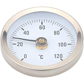 Clip-on pipe thermometer / hot water pipe thermometer: Amazon.co.uk ...