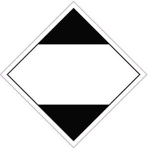 Black and White - 250 Hazard Warning Labels: Amazon.co.uk: Office Products