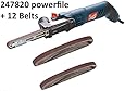 Silverline Silverstorm Power File Belt Sander With 12 Sanding Belts ...