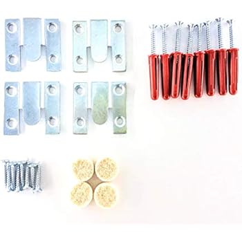 FLUSH MOUNT HIDDEN SLIDE MIRROR FRAME BRACKETS 35MM X 35MM ( pack of 5 ...