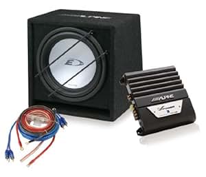 ``Alpine SBE-12KIT 12```` 800W Subwoofer,700W Amplifier and Wiring Kit ...