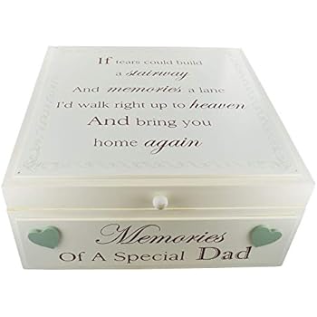 Personalised Large Wooden Bereavement Memory or Keepsake Boxes with ...