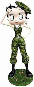 Betty Boop Soldier Army Figurine: Amazon.co.uk: Kitchen & Home
