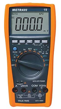 Metravi TRMS Digital Multimeter 19 with LCD display & all functions ...