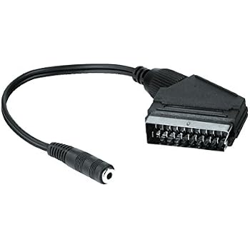 Hama Audio Scart Adapter auf 3,5 mm Klinken-Kupplung: Amazon.de: Elektronik