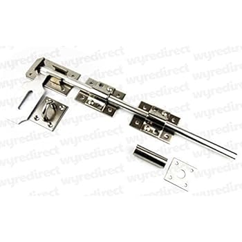 Stainless Steel Garage Door Drop Bolt Heavy Duty 18" 450mm Long Gate ...