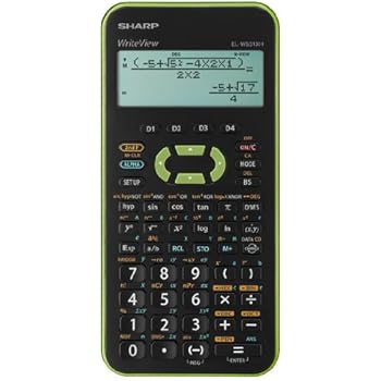 Sharp EL-W531 XH-GR Scientific Calculator WriteView Display Metallic ...