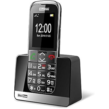 MaxCom Unlocked Big Button Mobile Phone For Elderly Senior With Sos ...