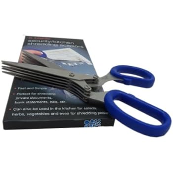5 Blade Security / Kitchen Shredding Scissors: Amazon.co.uk: Kitchen & Home