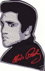 Elvis Presley Signature Photo Rock Music patch Iron on Sew Applique ...
