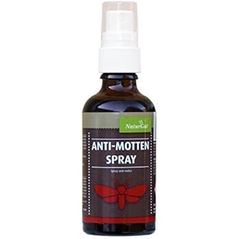 Anti-Motten Spray 50ml gegen Kleidermotten Mehlmotten Speichermotten ...