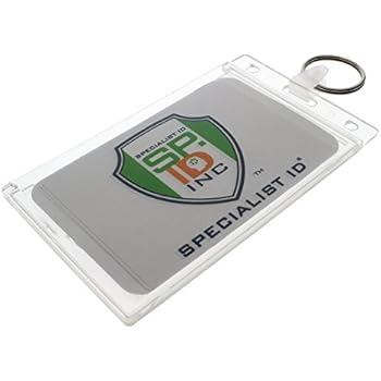 Specialist ID Rigid Fuel Card Holder With Key Ring Clear: Amazon.co.uk ...