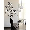WallMantra Ganpati Bappa Wall Decal Wall Sticker : Small(12x18 inches ...
