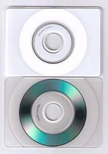 100 Business Card Shape CD-R White Printable & Sleeves (CREDIT CARD ...