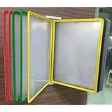 Infomate Plastic Wall Unit Hanging Display Pocket Documents Certificate Storage File Folder with ...