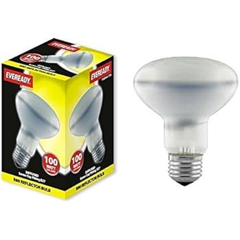 2 X GE (General Electric) 60W R63 ES E27 Reflector Spot Light Bulbs ...