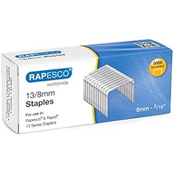 Rapid R23 Staple Gun - Chrome + Rapesco Galvanised Staples 13/8 mm ...