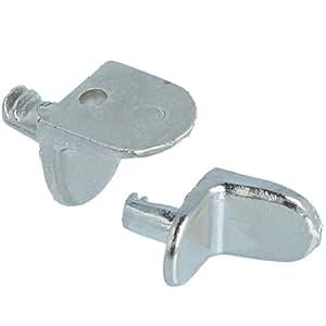 20 Pack of 8mm Metal Shelf Support Stud Pegs - Ideal for Kitchen ...