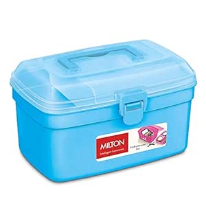 Milton Plastic Multi-Purpose Box, Blue : Amazon.in: Home & Kitchen