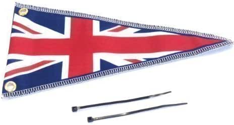 Car Aerial Flag Plain Union Jack Pennant Scooter Aerial Flag: Amazon.co ...