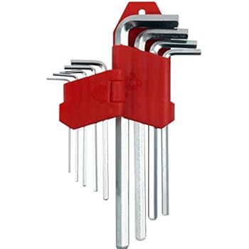 TOOLSCENTRE 9-Pieces Torx/Star Allen Key Set with Hole (T10 - T50 ...