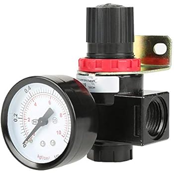 '1/4 Regolatore di Pressione Aria - Preciva standard UE Valvola Compressore Aria Interruttore ...