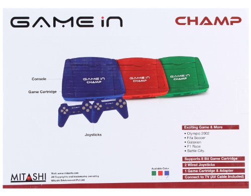 Mitashi Game In Champ Gaming Console (Red) - Console Players