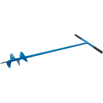 Erdlochbohrer 300 mm DN verzinkt Erdbohrer 30 cm Lochbohrer Handbohrer ...