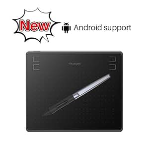 Amazon.in: Buy HUION HS64 Graphics Drawing Tablet Battery-Free Stylus ...