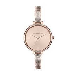 Michael Kors Damen Analog Quarz Uhr mit Edelstahl Armband MK3785 ...