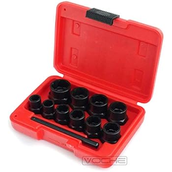 11pc Castle Socket Set Ball Joint Axle Groove Nuts 22-75 Mm Castellated ...