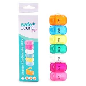 Safe & Sound Pop-Open 7 Day Pill Box: Amazon.co.uk: Health & Personal Care