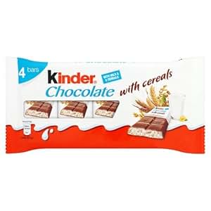 Kinder Chocolate with Cereals, 4x23.5G Multipack: Amazon.co.uk: Grocery