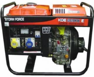 Bulldog BDE3500E Diesel Generator 3KW with Electric Start: Amazon.co.uk ...