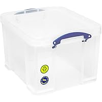 Really Useful Plastic Storage Box 24 Litre Clear,465 x 270 x 290 cm ...