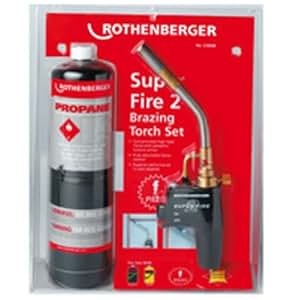 Rothenberger 35668 Superfire 2-Torch Set with Propane Cylinder: Amazon ...