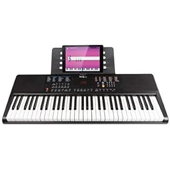 RockJam 61-Key Portable Electric Keyboard Piano With Power Supply ...