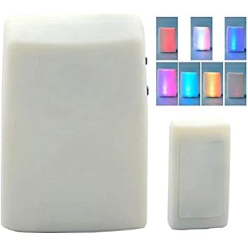 Medpage Wireless Flashing Light Doorbell for Deaf People with NMDRX ...