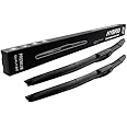 650mm 350mm HYBRID 2x Front Scheibenwischer Premium Wischerblätter Set ...